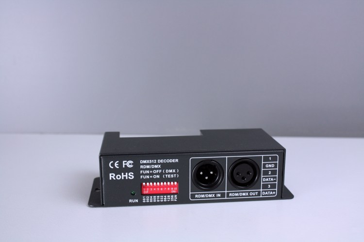LED Controller: 4CH CV DMX-PWM Decoder LT-840-350