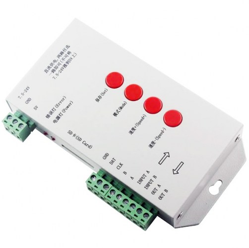 LED Controller: T-1000S SD card led pixel controller